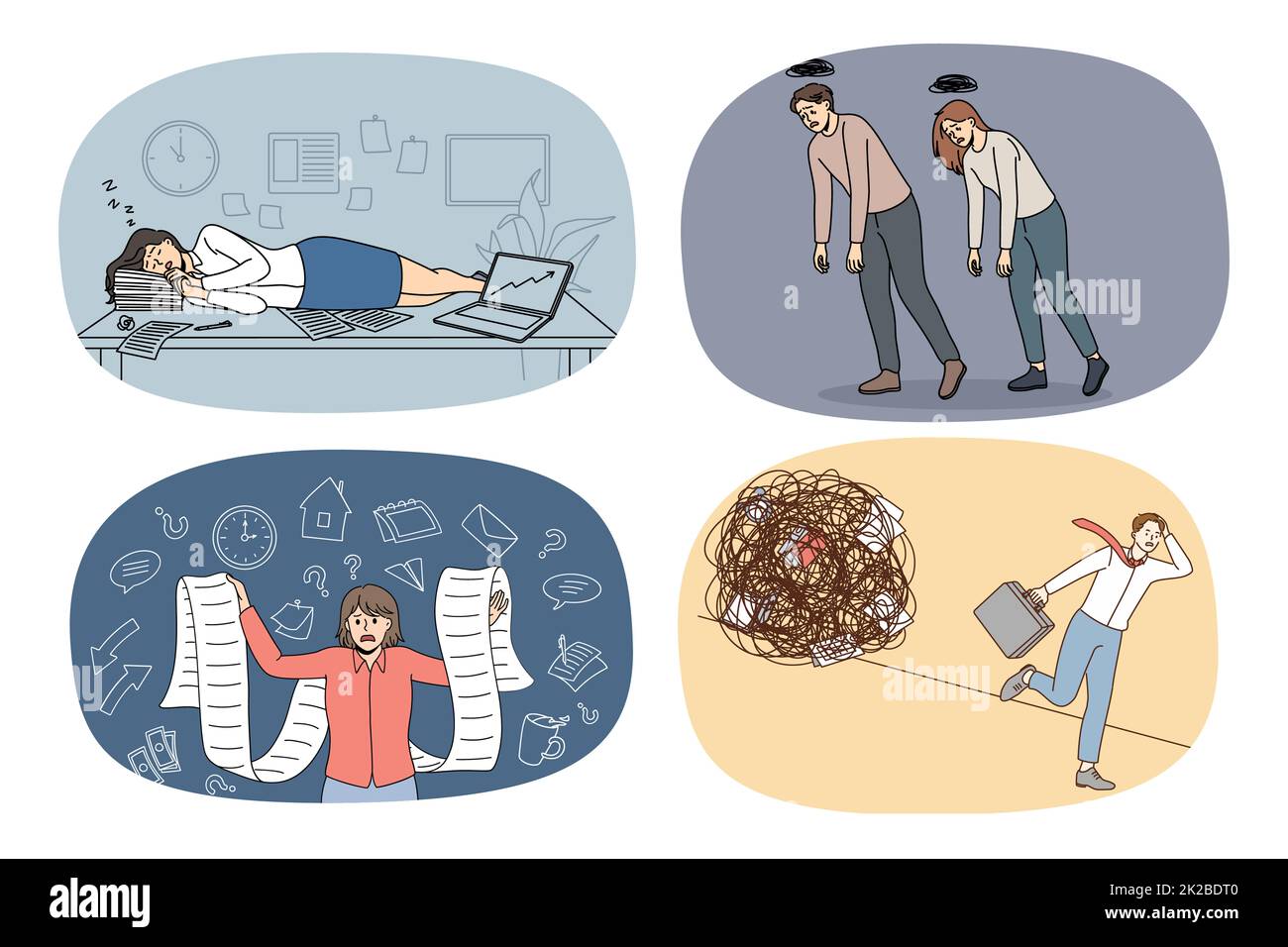 Daily workload Cut Out Stock Images & Pictures - Alamy