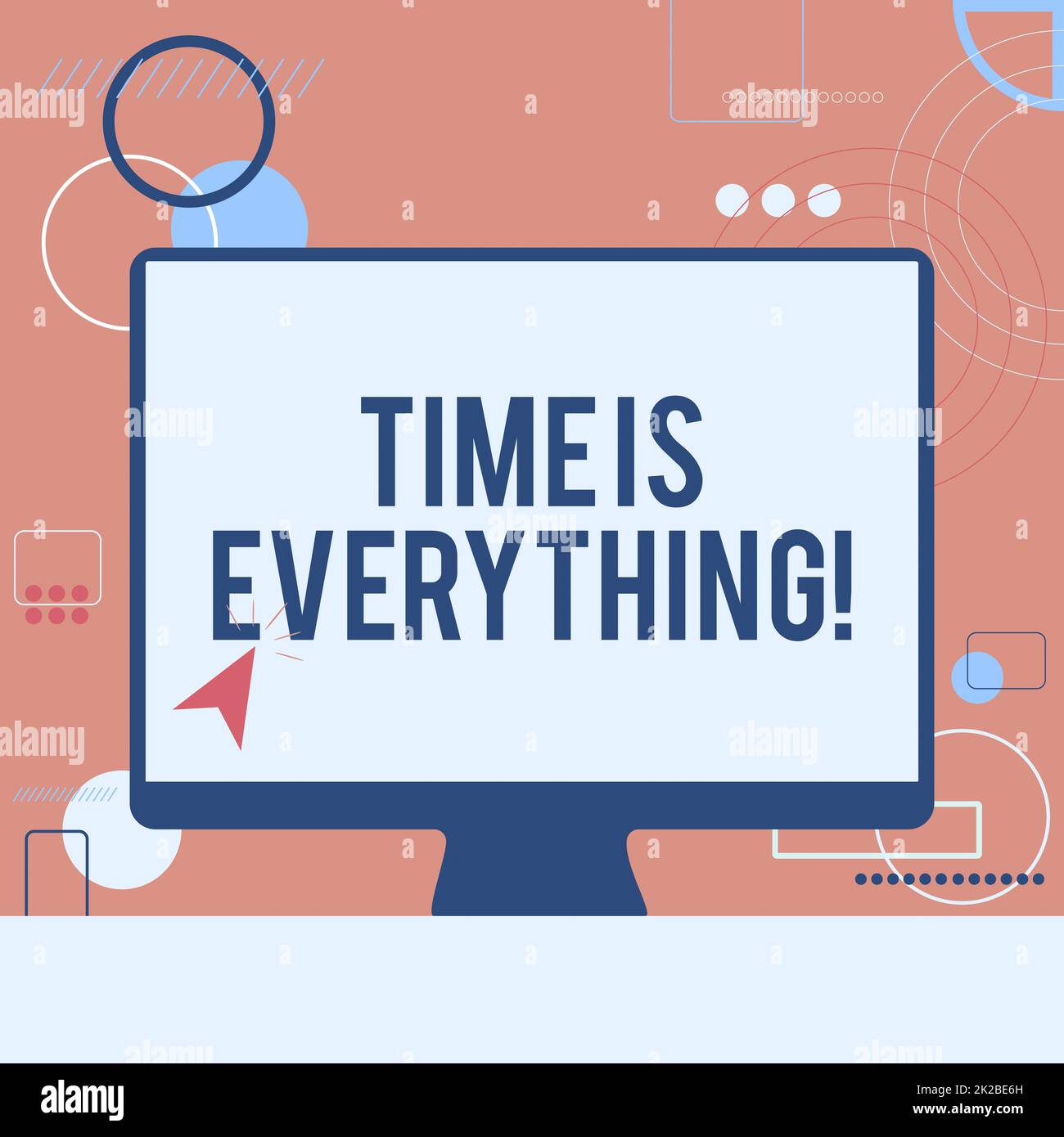 Handwriting text Time Is Everything, Concept meaning significance of ...