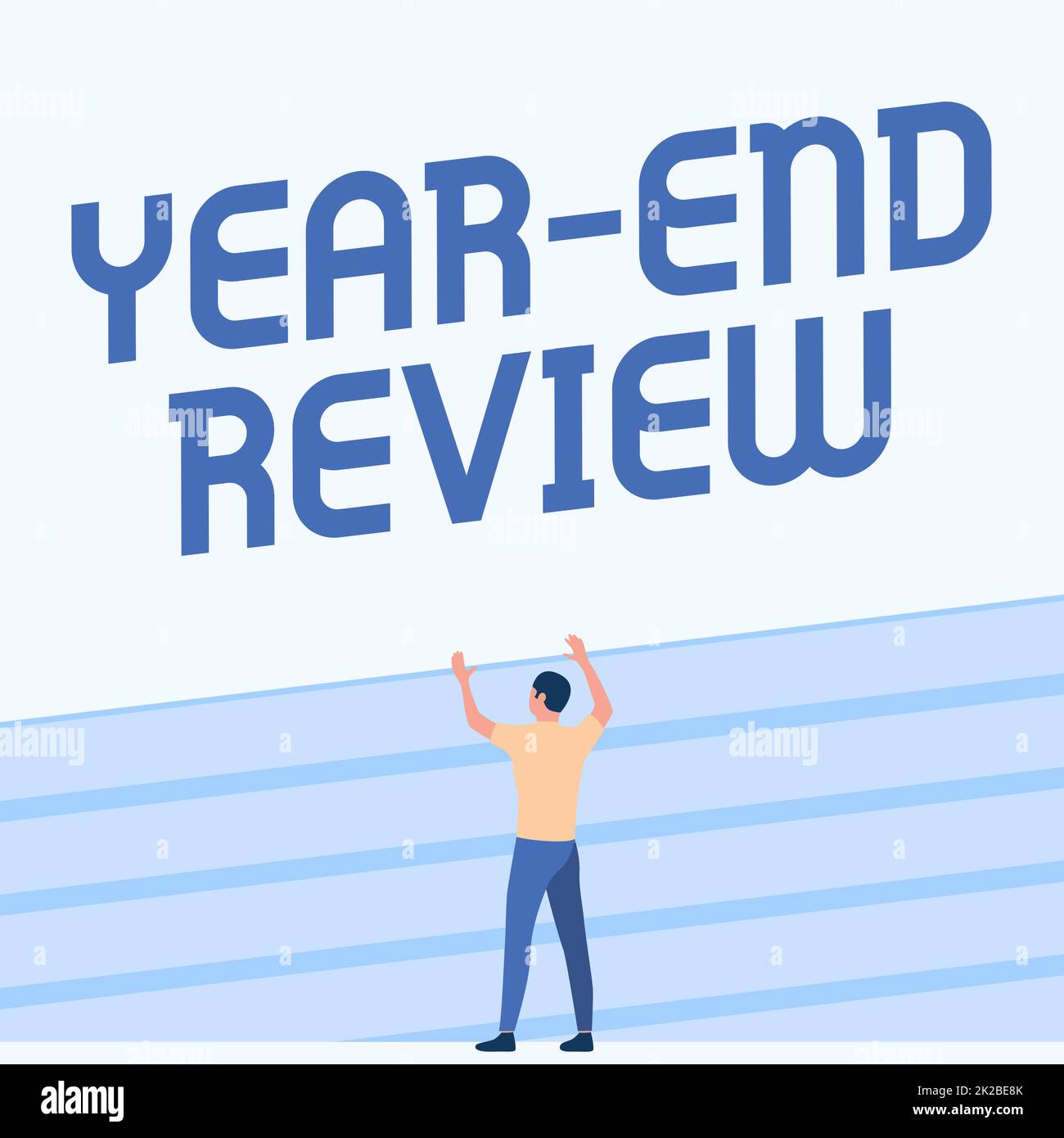 Conceptual caption Year end Review, Concept meaning annual assessment ... Conceptual caption Year end Review, Concept meaning annual assessment ...