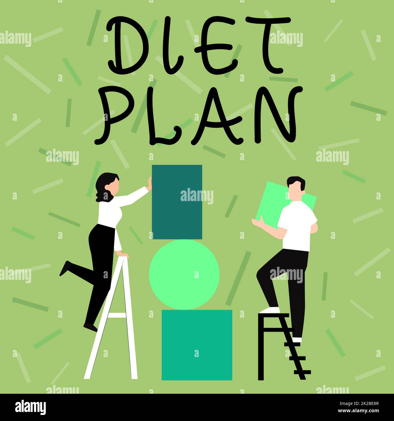 Sign displaying Diet Plan, Conceptual photo amount of food are planned ...