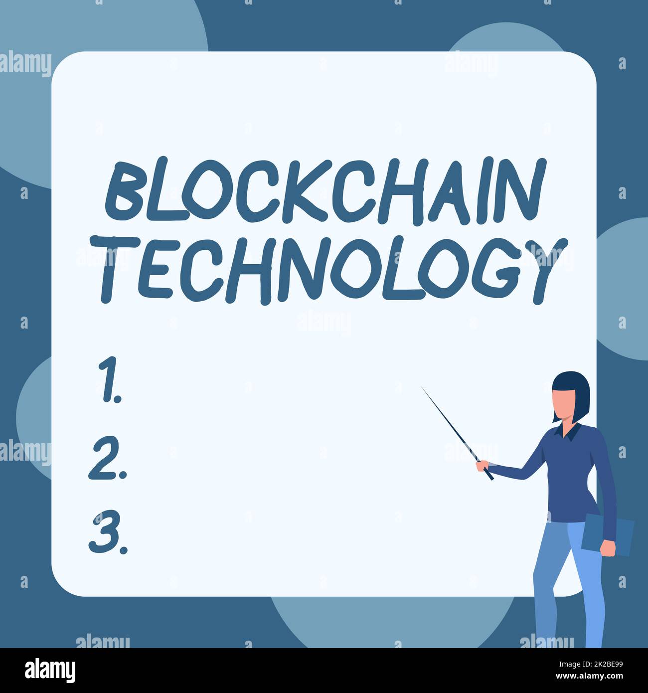 Inspiration showing sign Blockchain Technology, Concept meaning ...