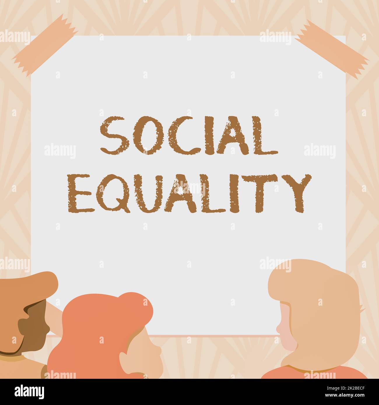 Inspiration showing sign Social Equality, Business idea applies ...