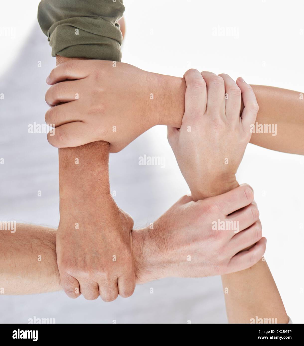 Be a source of strength for your team. Shot of a group of colleagues ...