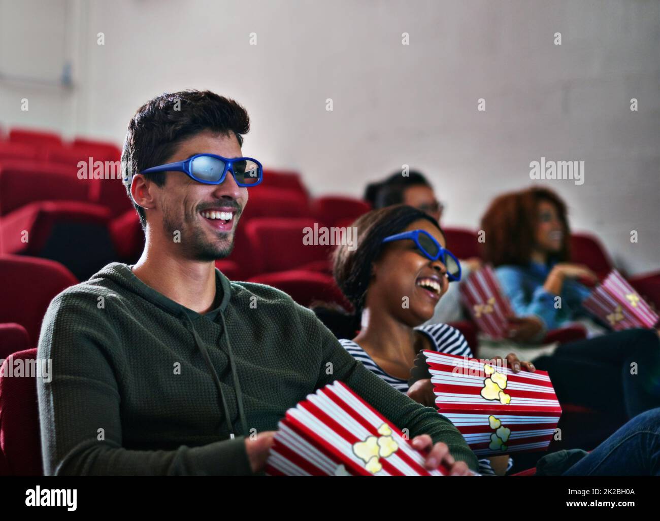 Woman laughing at man hi-res stock photography and images - Alamy