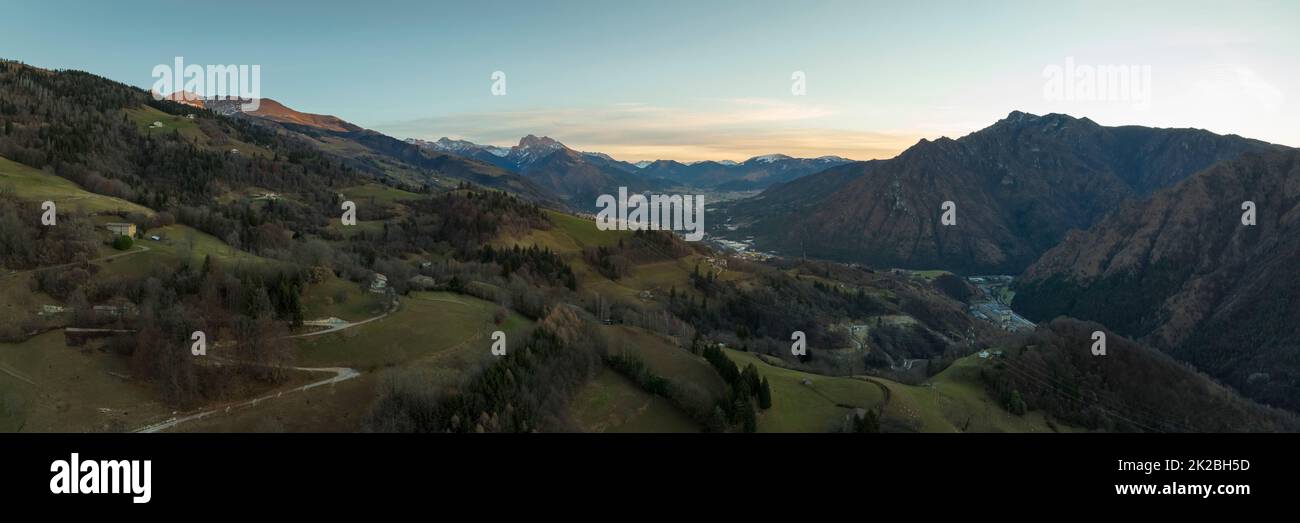 Seriana valley view hi-res stock photography and images - Alamy