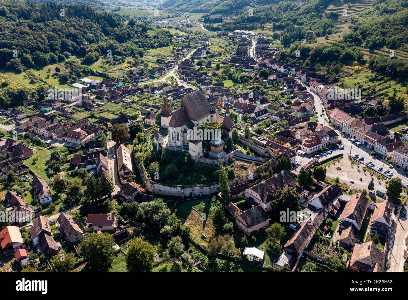 The historic castle church of Biertan in Romania Stock Photo - Alamy