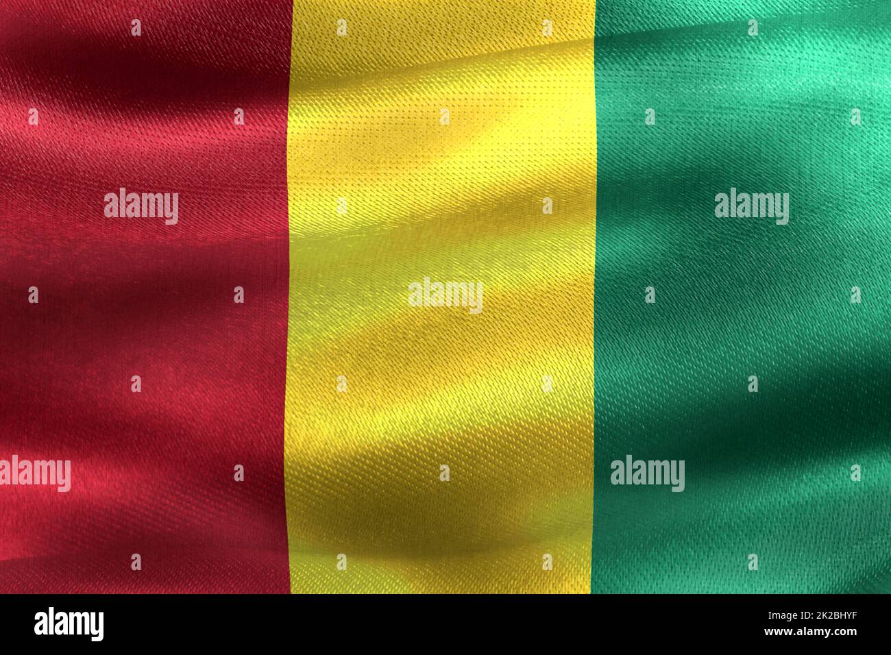 Guinea fabric flag hi-res stock photography and images - Alamy