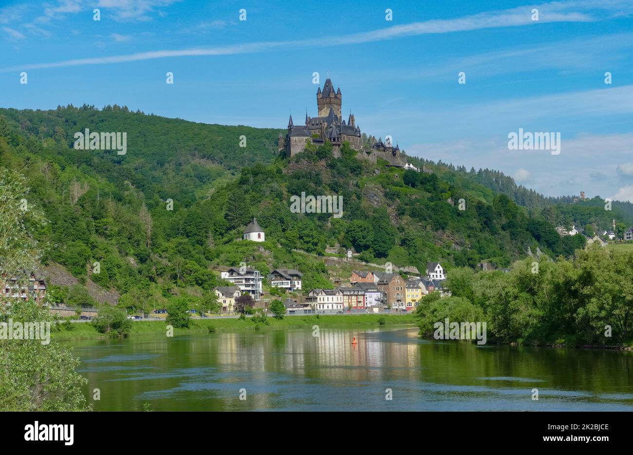 Cochem with Imperial Castle Stock Photo - Alamy