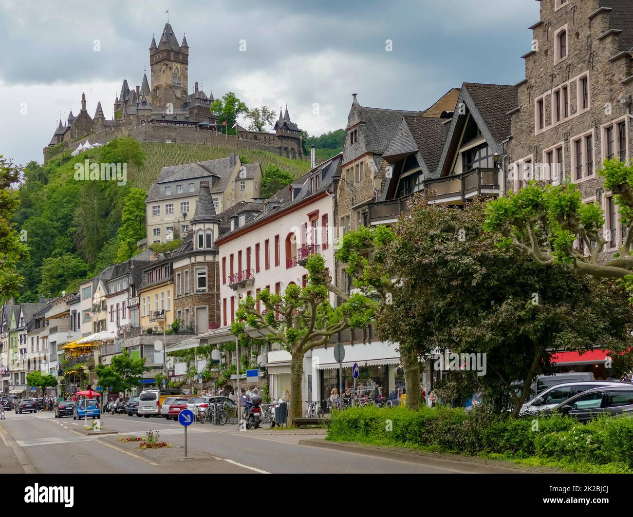 Cochem with Imperial Castle Stock Photo - Alamy