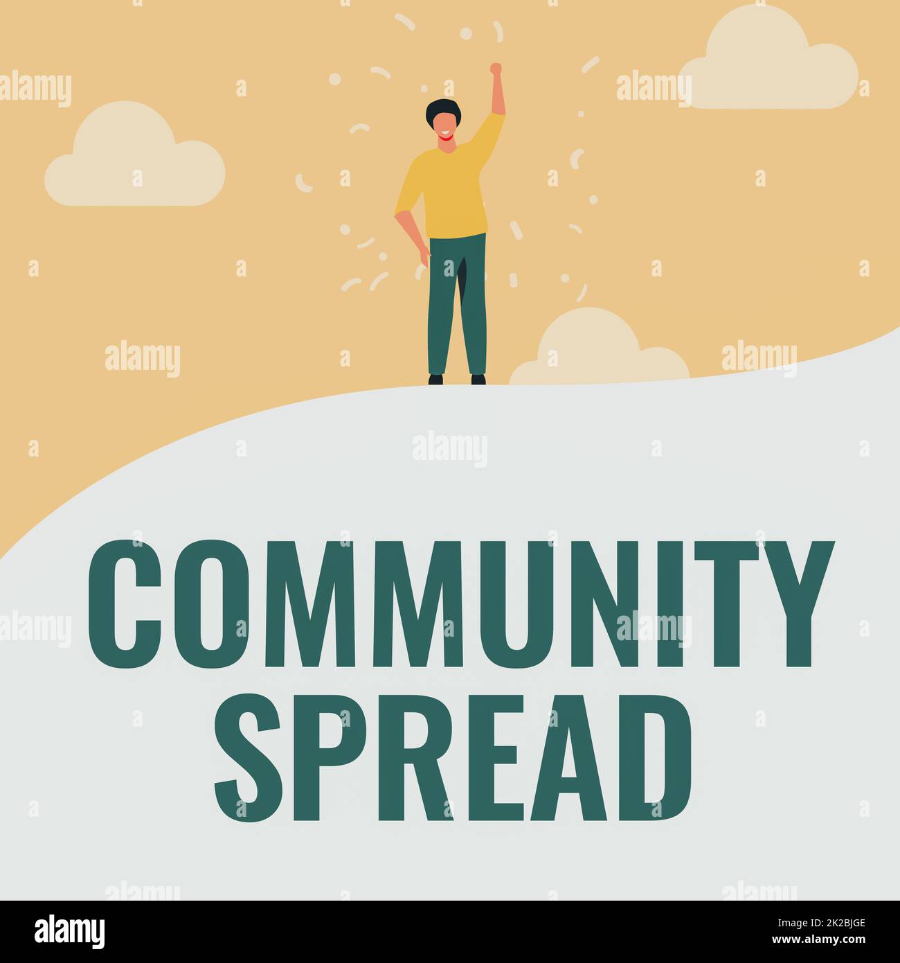 Inspiration showing sign Community Spread, Word Written on ...