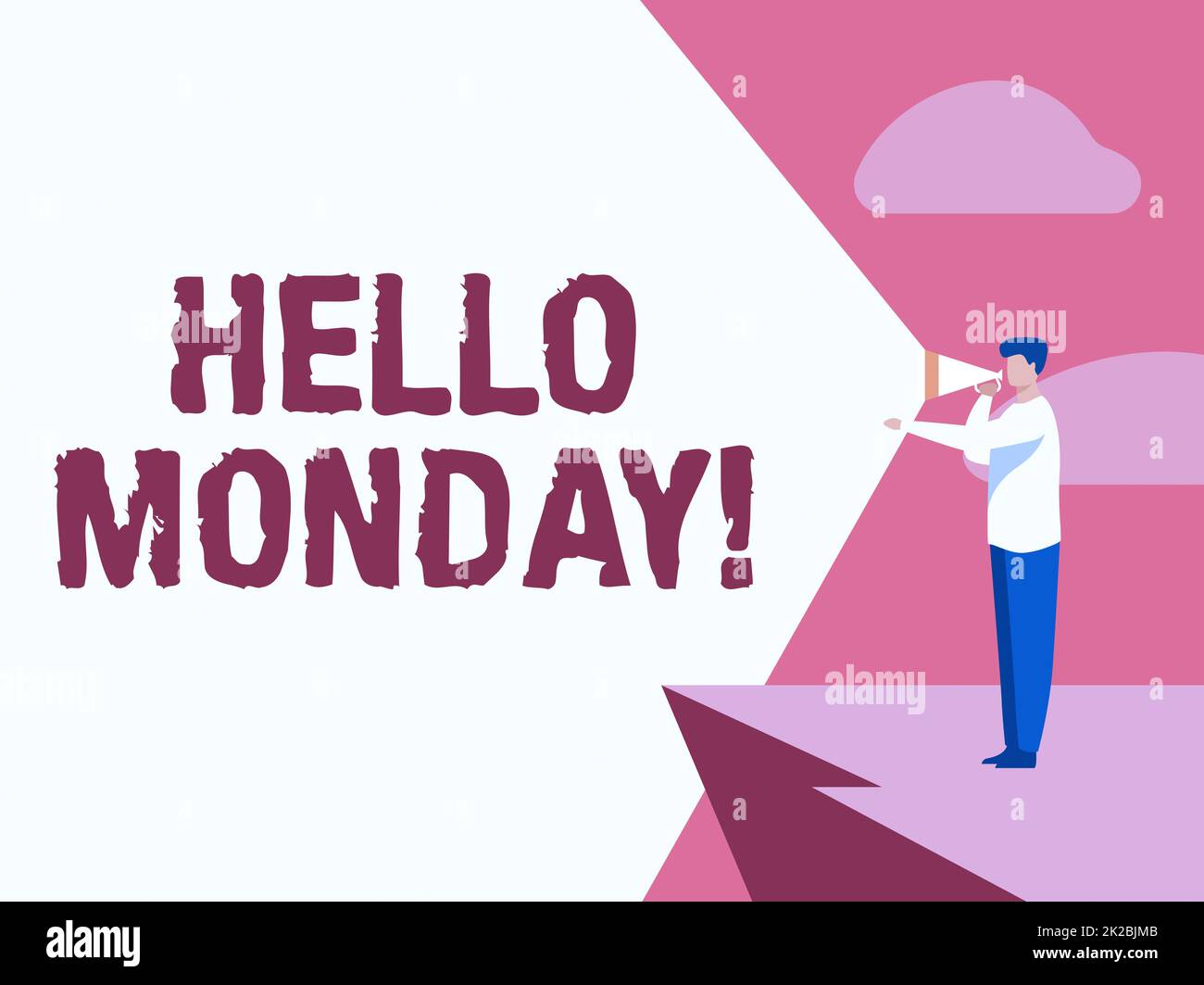 Inspiration showing sign Hello Monday, Business overview Good morning ...