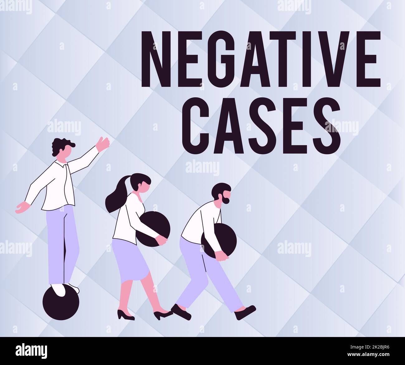 Text sign showing Negative Cases, Internet Concept circumstances or ...