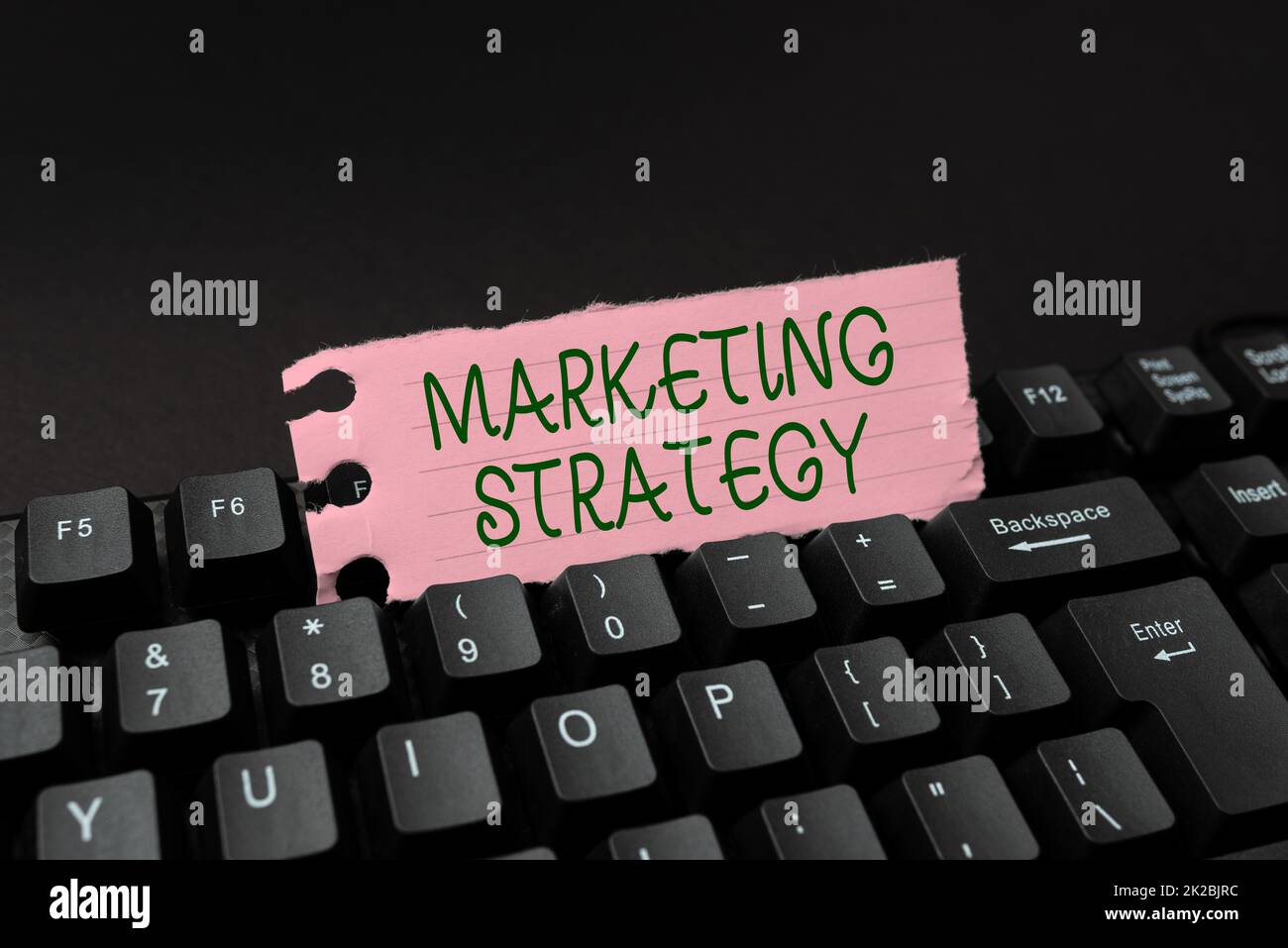 Sign displaying marketing strategy hi-res stock photography and images ...