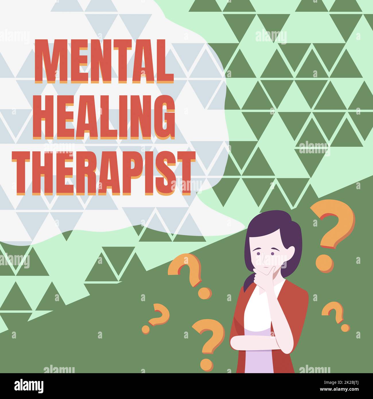 Text showing inspiration Mental Healing Therapist, Word for helping a ...