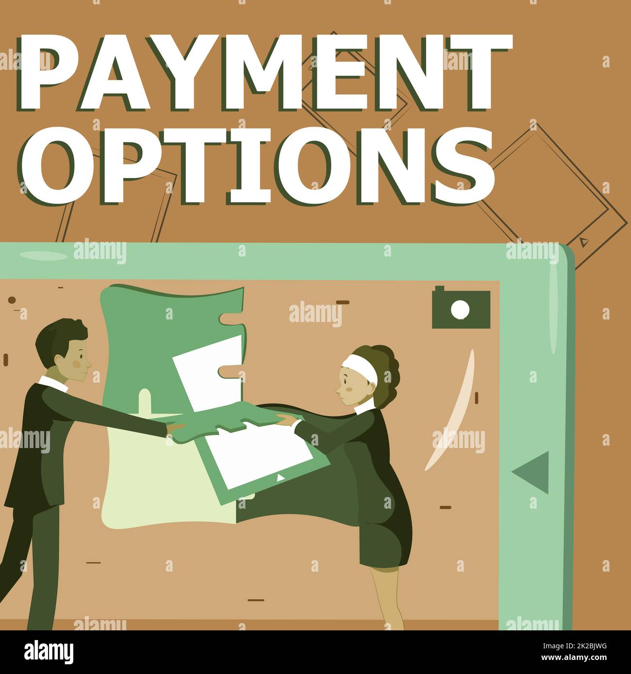 Text sign showing Payment Options, Conceptual photo ways that a ...