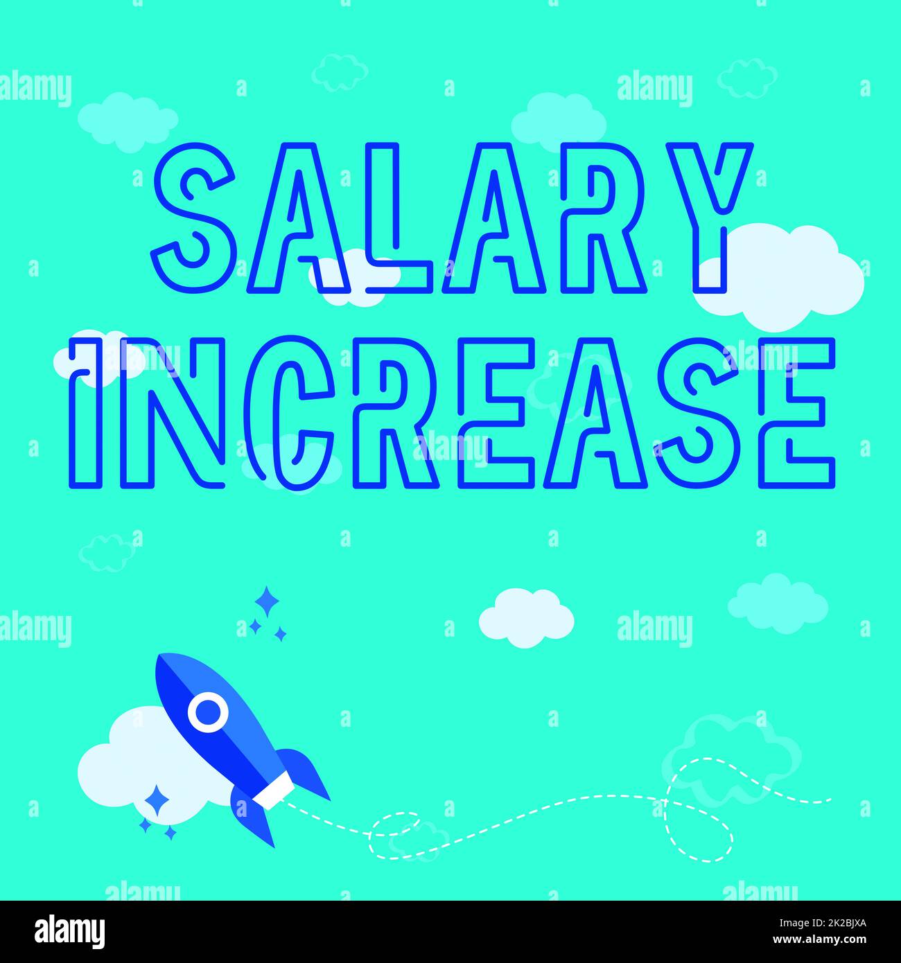 Hand writing sign Salary Increase, Business approach an increase in the ...