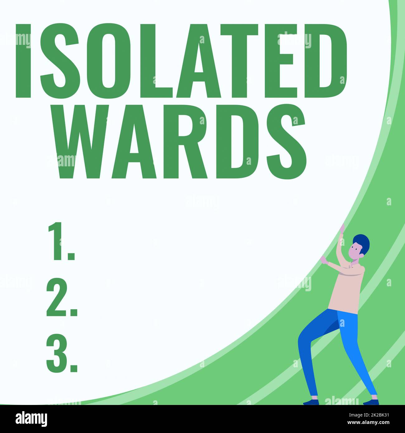 Conceptual display Isolated Wards, Business approach far away from ...