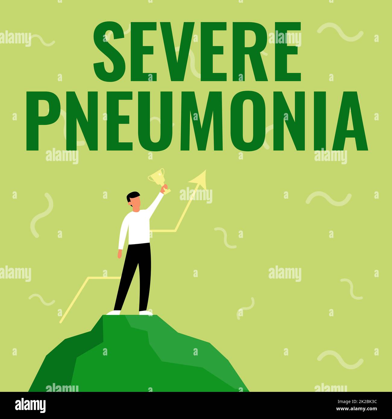 Writing displaying text Severe Pneumonia, Business showcase acute ...