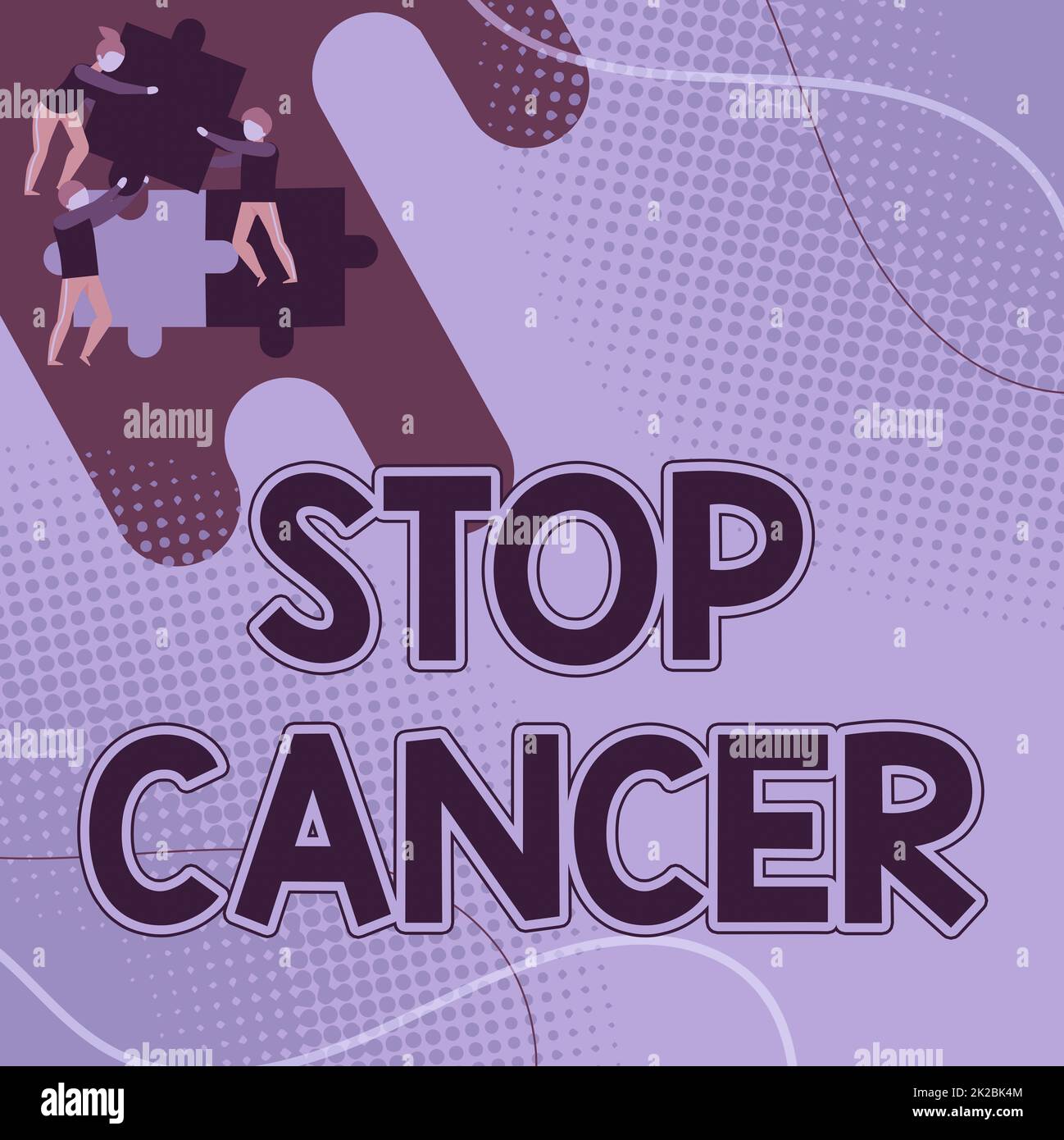 Inspiration showing sign Stop Cancer, Business idea prevent the ...