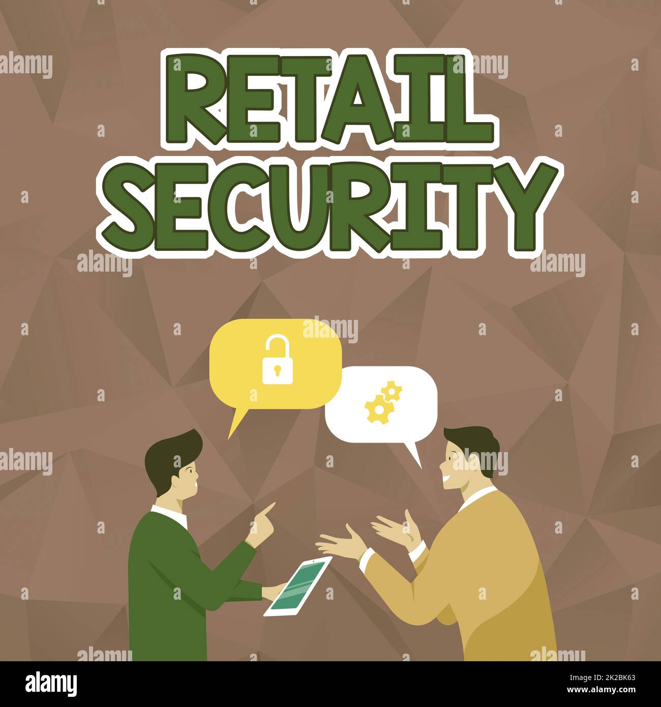 Text sign showing Retail Security, Internet Concept process which goods ...