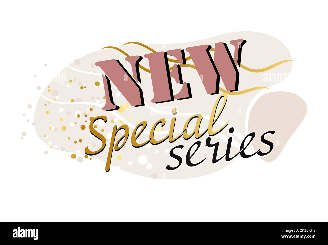 Paint smear web banner, business card, template NEW SPECIAL EDITION ...