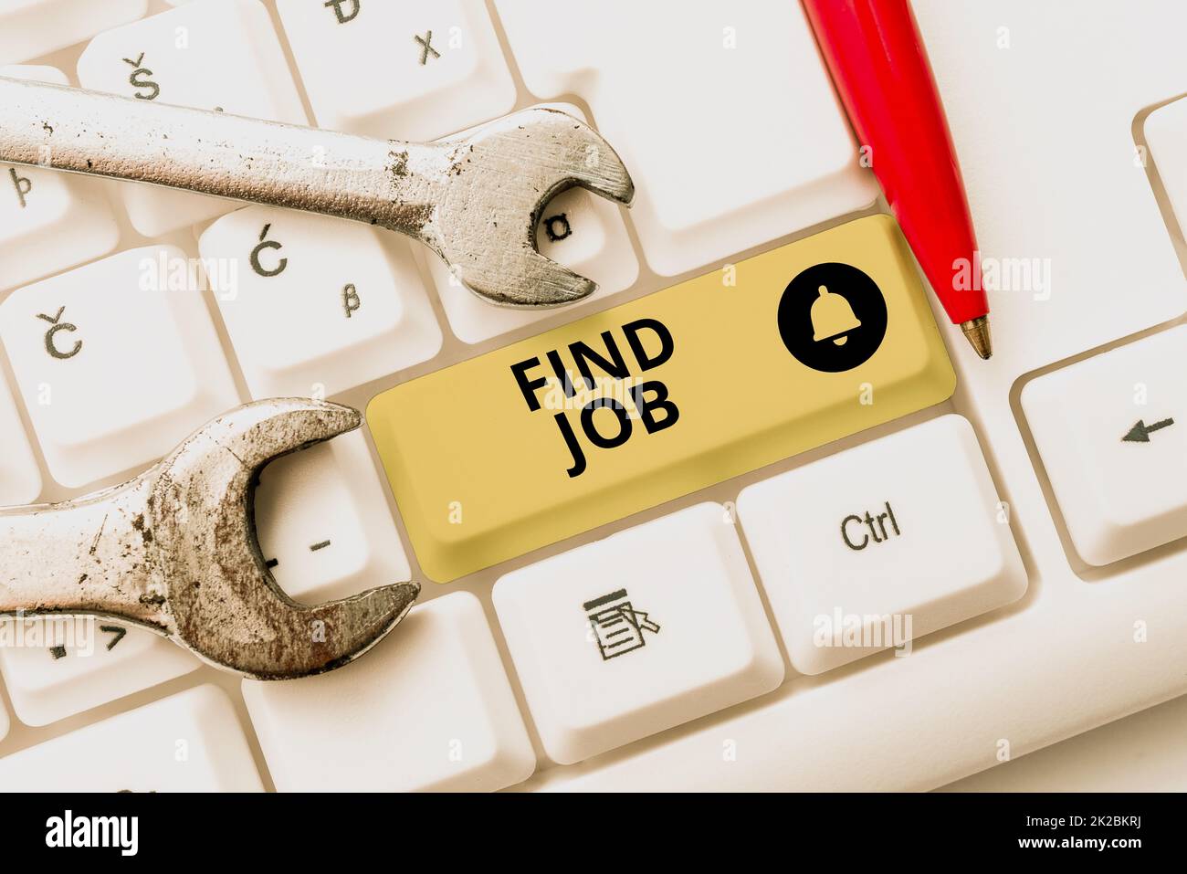 Text sign showing Find Job. Concept meaning An act of person to find or ...