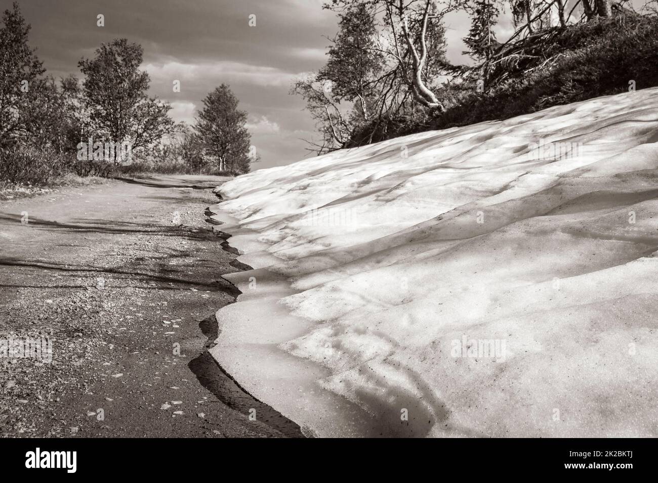 Snow melting mountain hi-res stock photography and images - Alamy