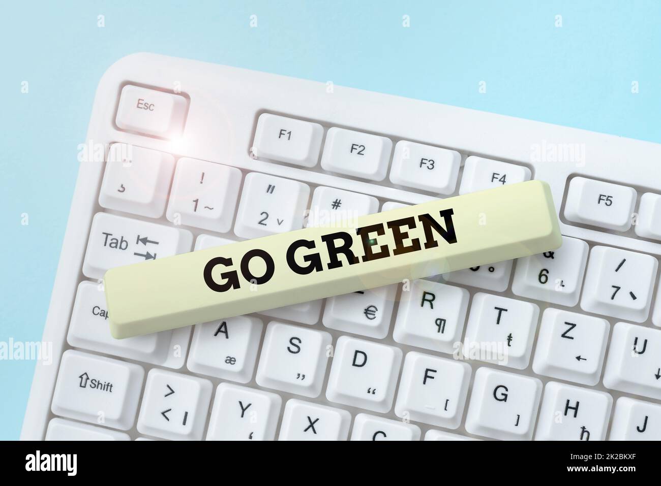 Inspiration showing sign Go Green. Word Written on making more ...