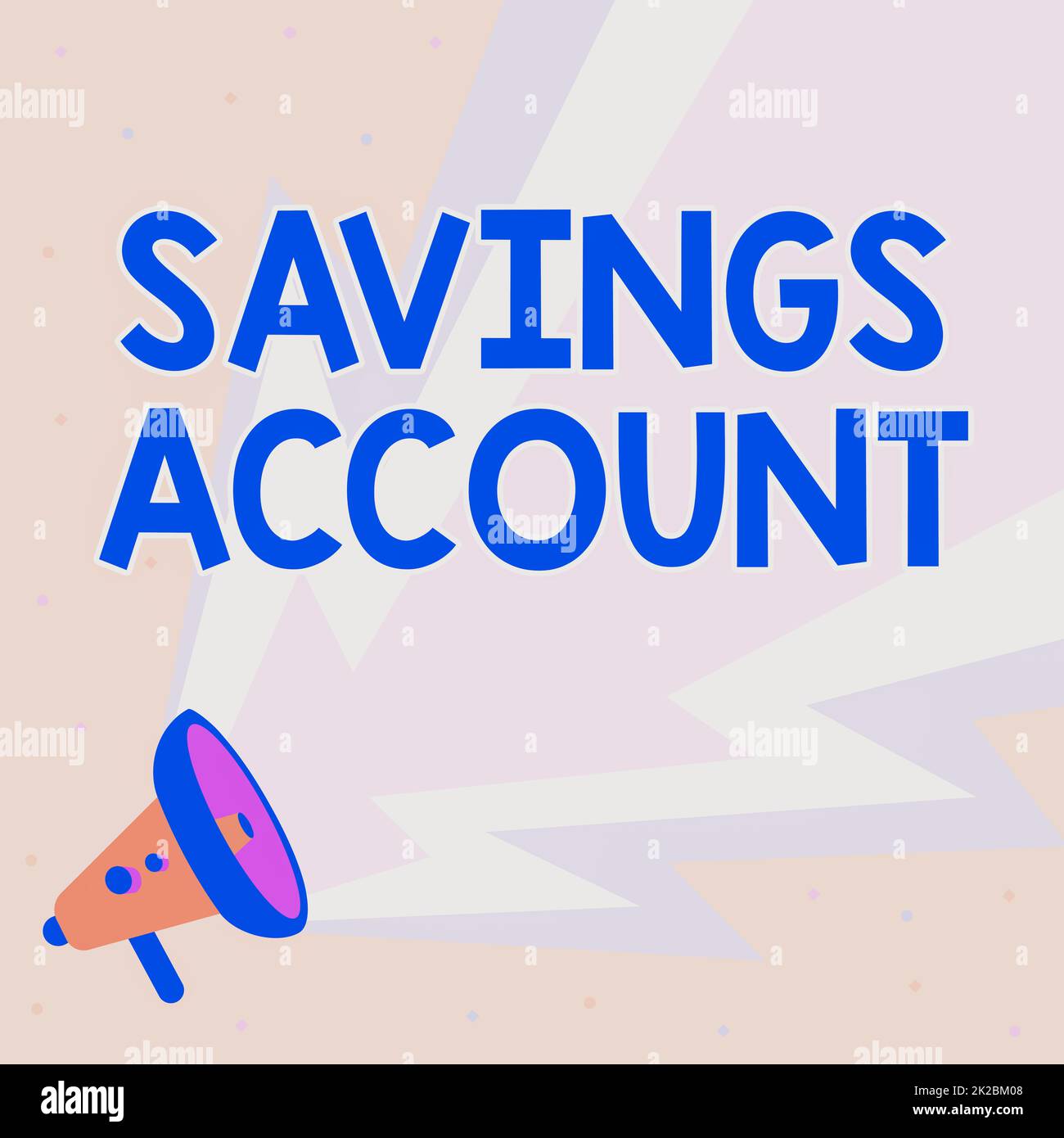 Text showing inspiration Savings Account. Business approach an ...