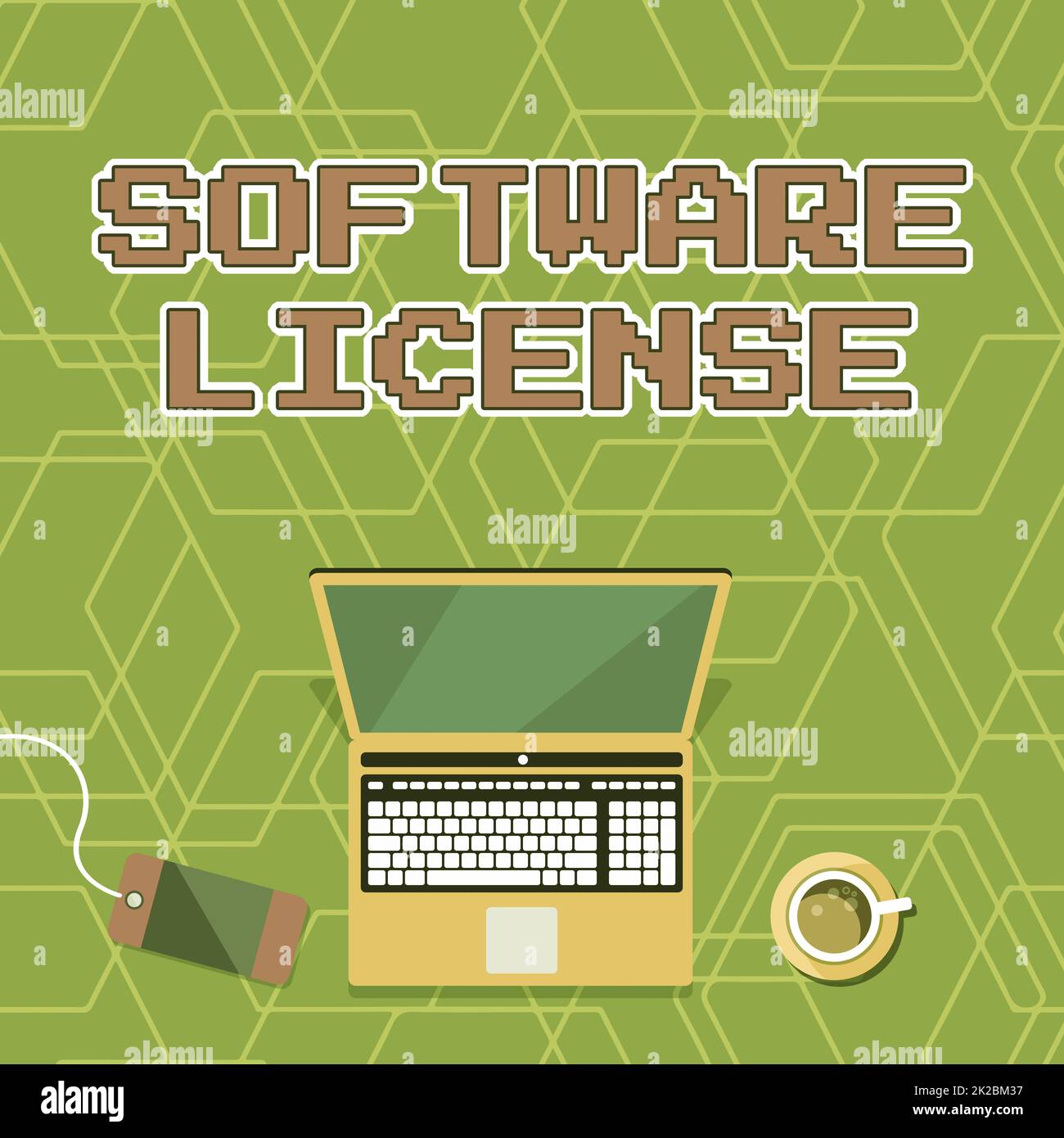 Inspiration showing sign Software License. Word for legal instrument ...