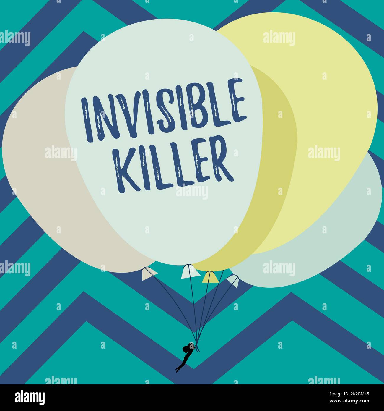 Conceptual caption Invisible Killer. Business idea presence into the ...