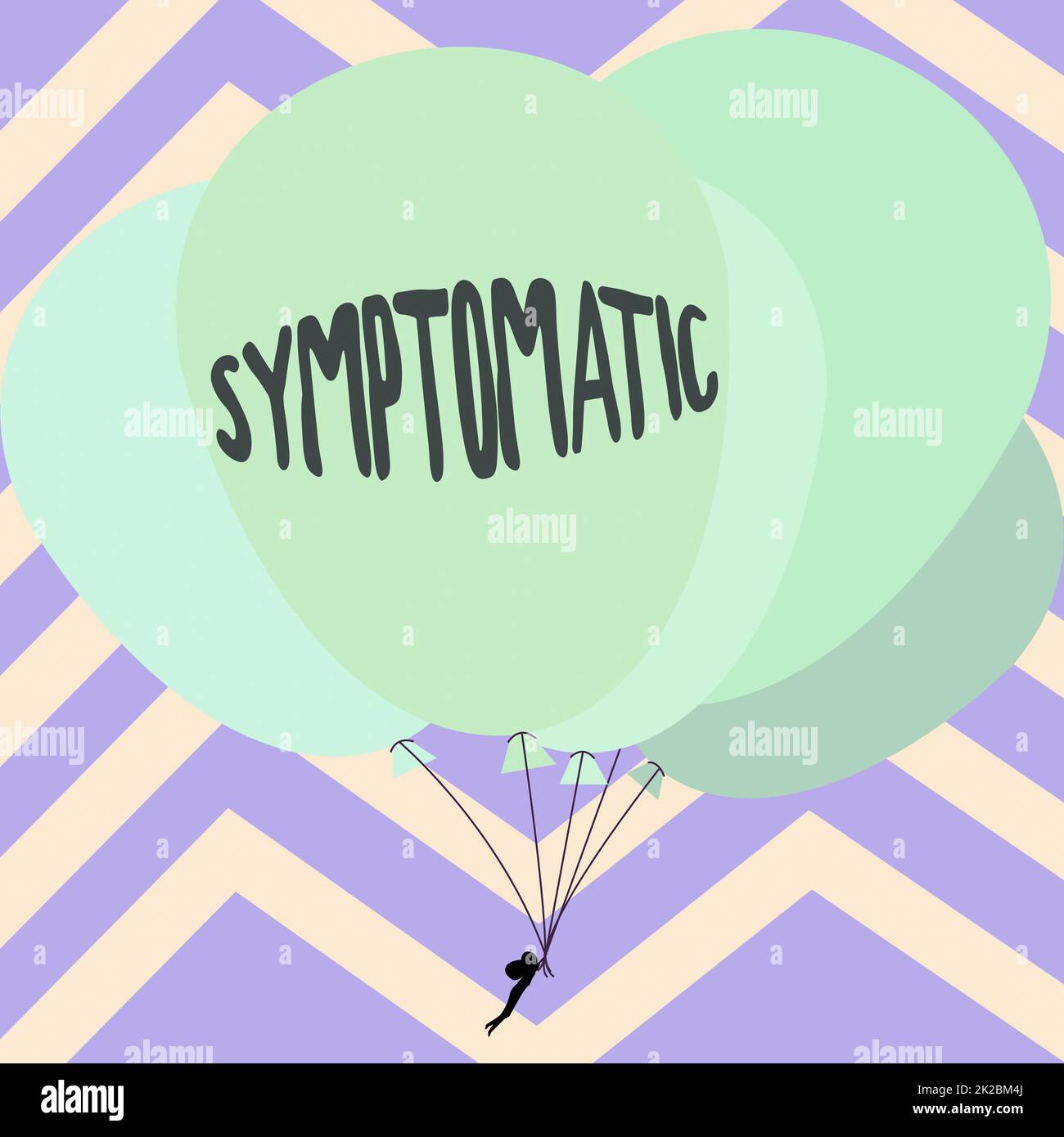 Text showing inspiration Symptomatic. Business approach serving as ...