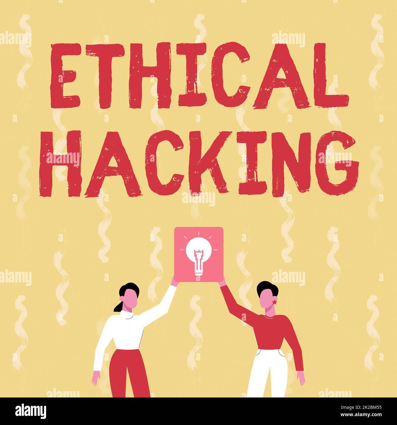 Text sign showing Ethical Hacking. Word Written on act of locating ...