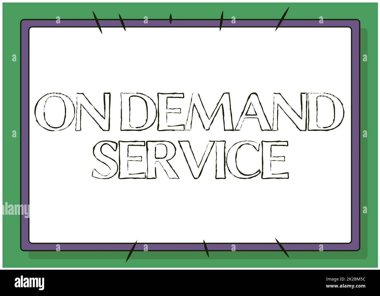 Text showing inspiration On Demand Service. Internet Concept Allows ... Text showing inspiration On Demand Service. Internet Concept Allows ...