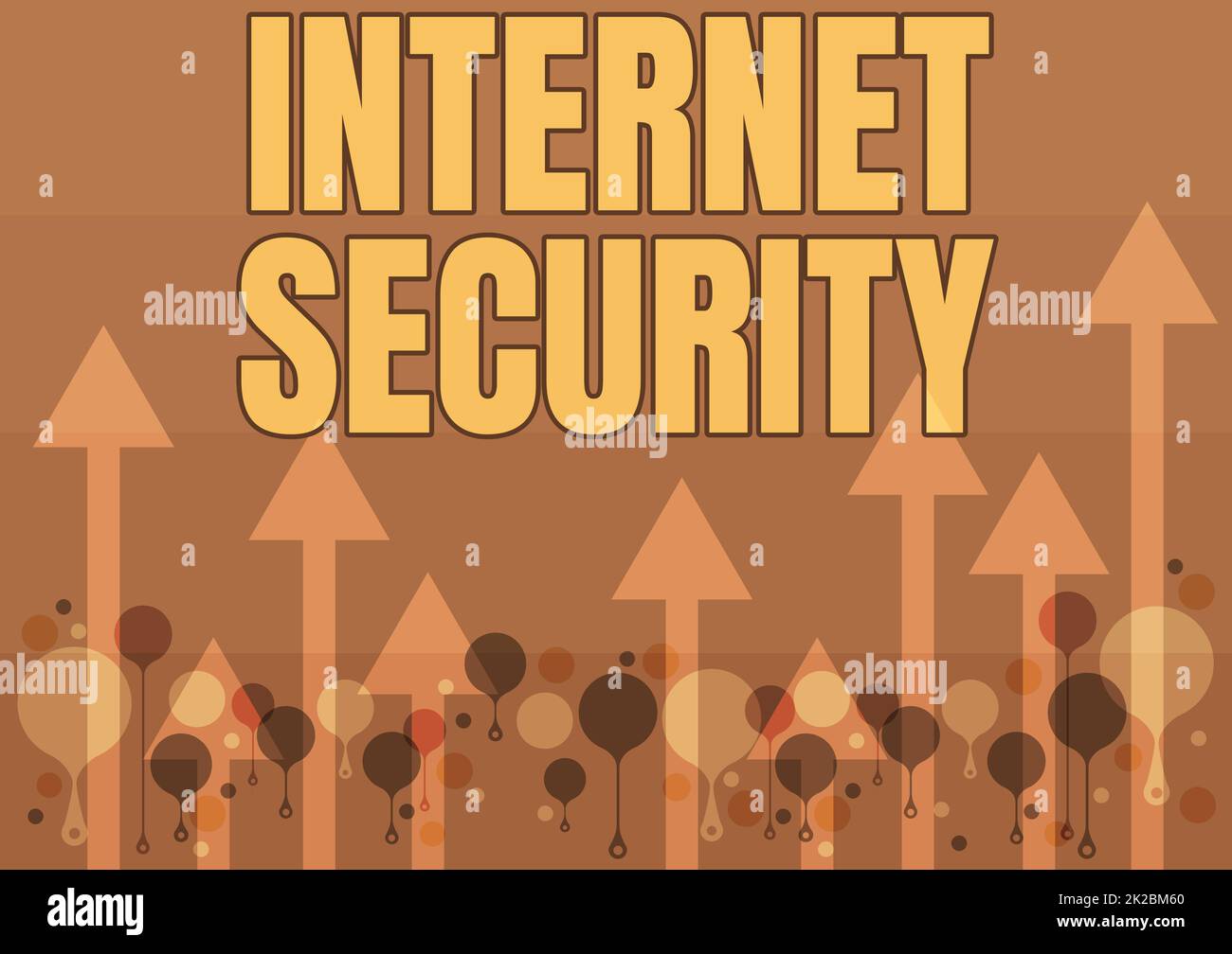 Text caption presenting Internet Security. Business concept security ...