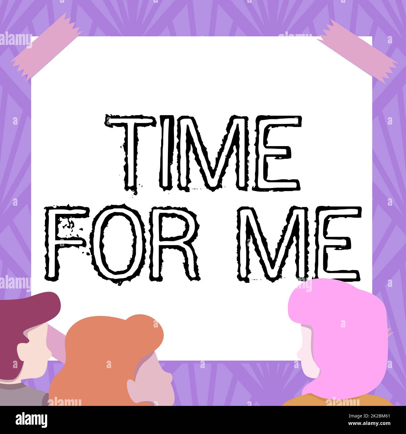 Conceptual display Time For Me. Word Written on I will take a moment to ...