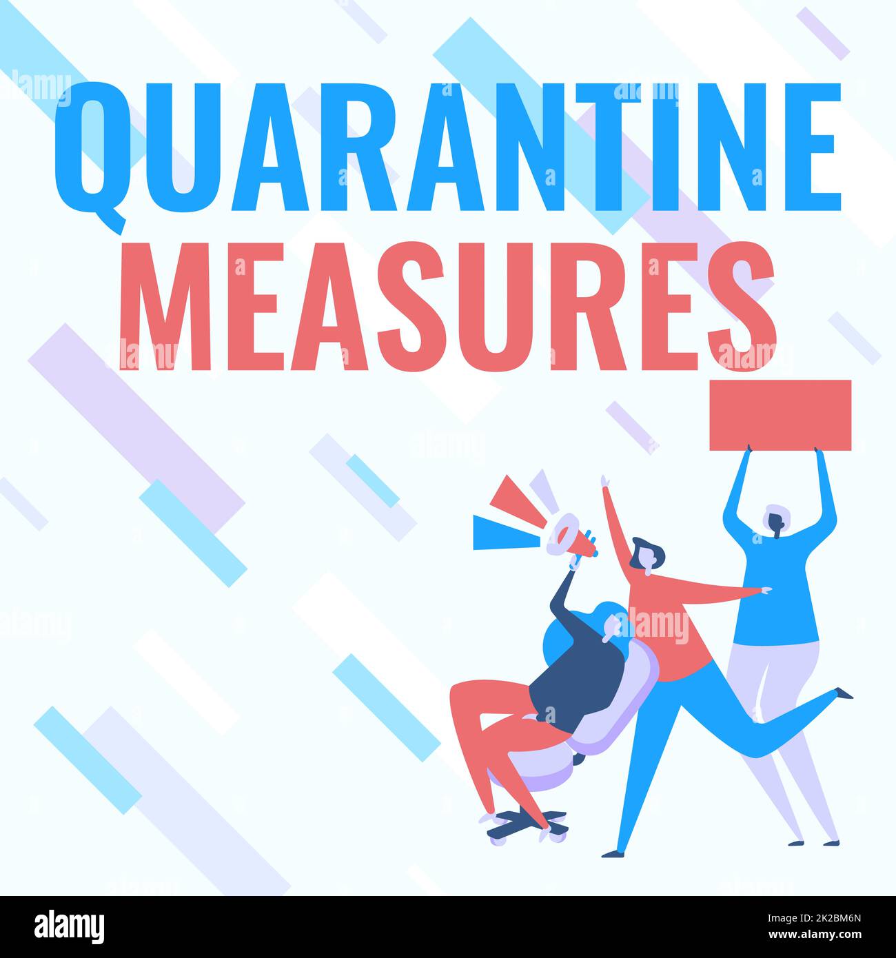 Handwriting text Quarantine Measures. Business showcase safety ...