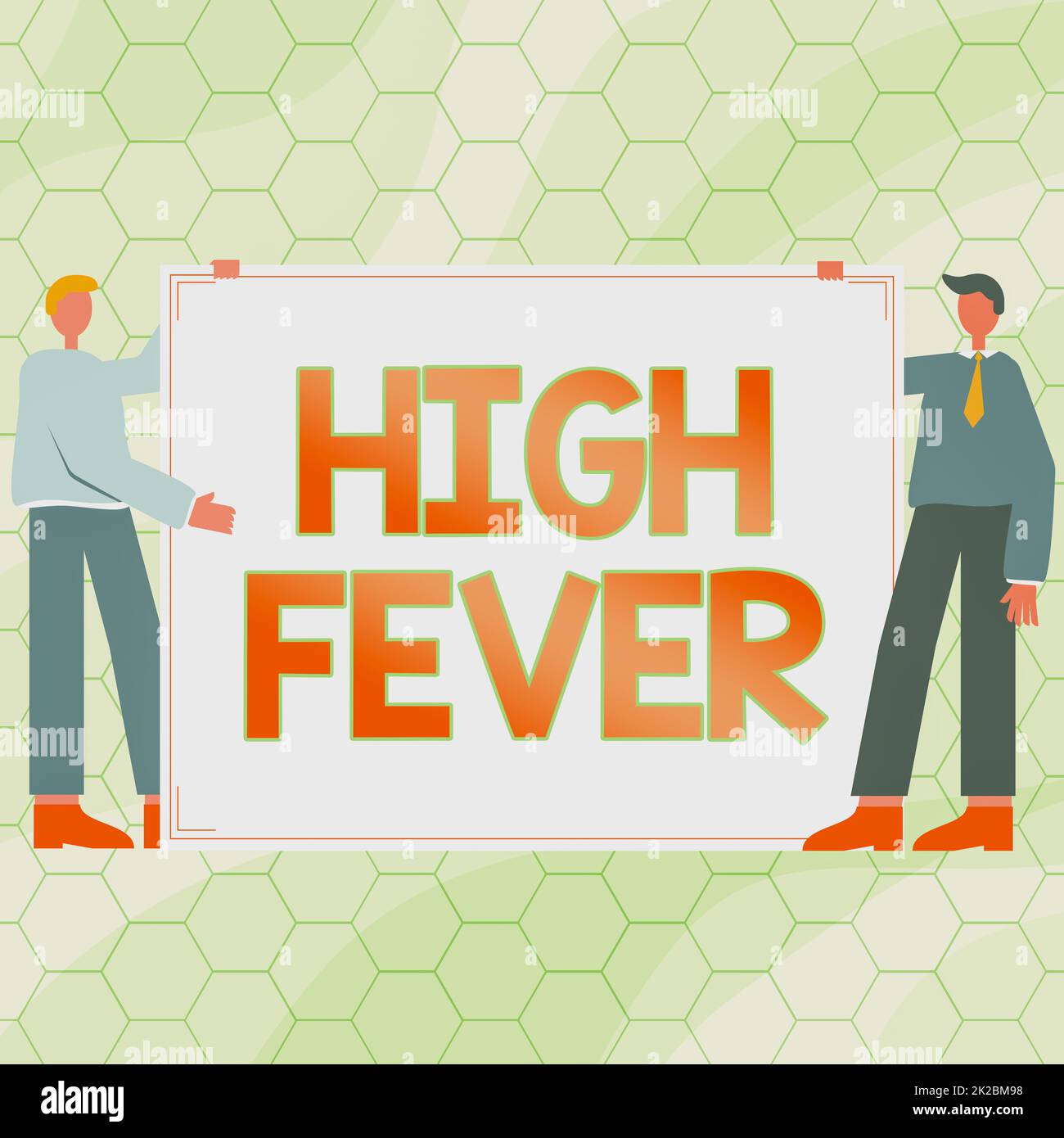 Writing displaying text High Fever. Concept meaning medical condition ...