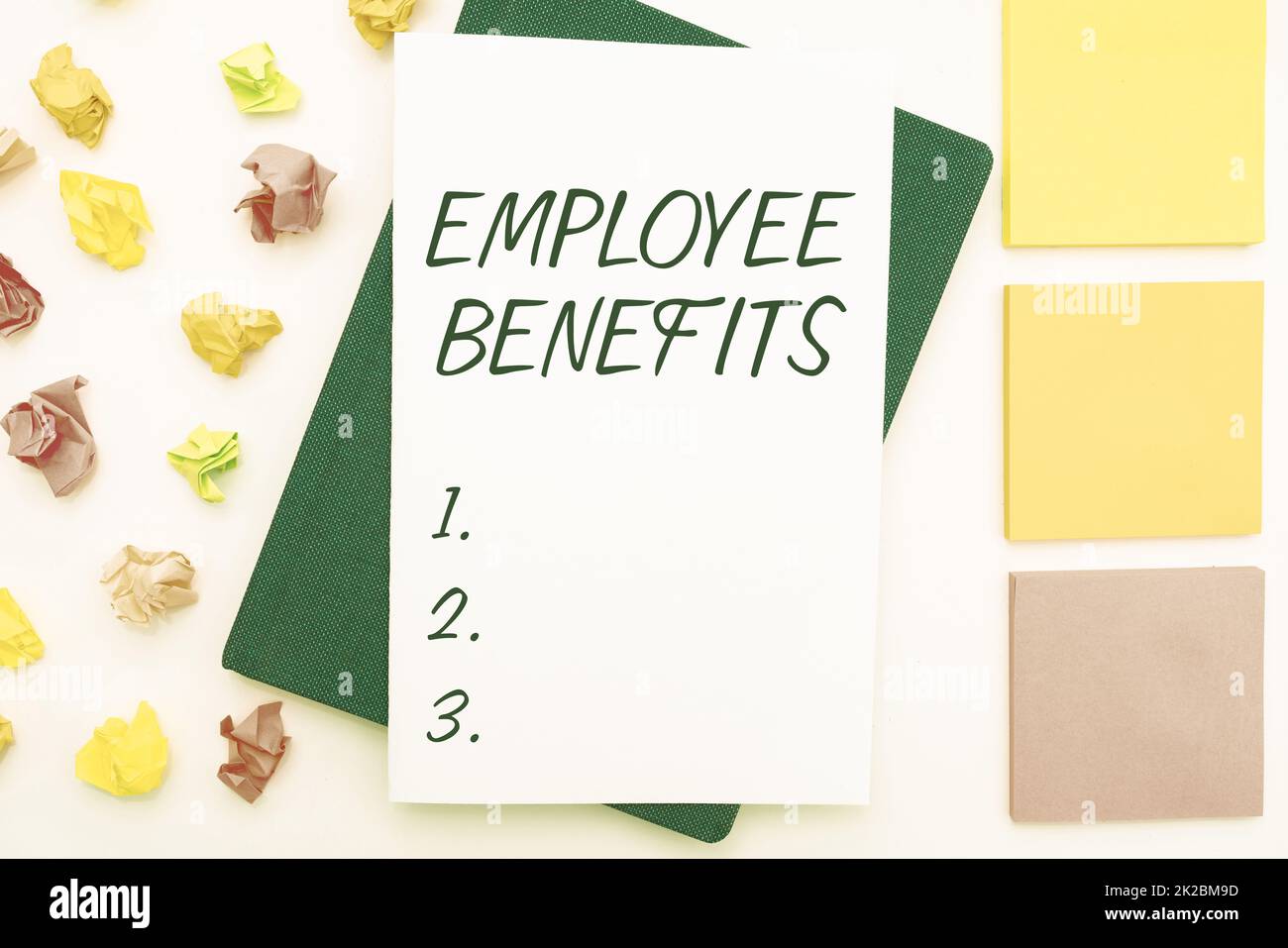 Hand writing sign Employee Benefits. Business overview Indirect and ...