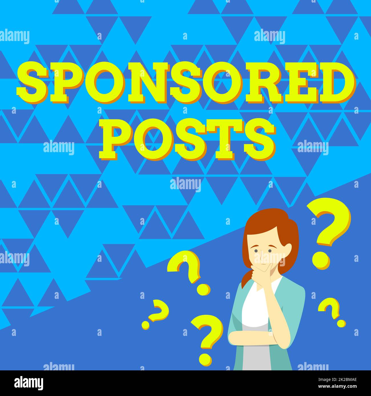 Hand writing sign Sponsored Posts. Concept meaning post that a business ...