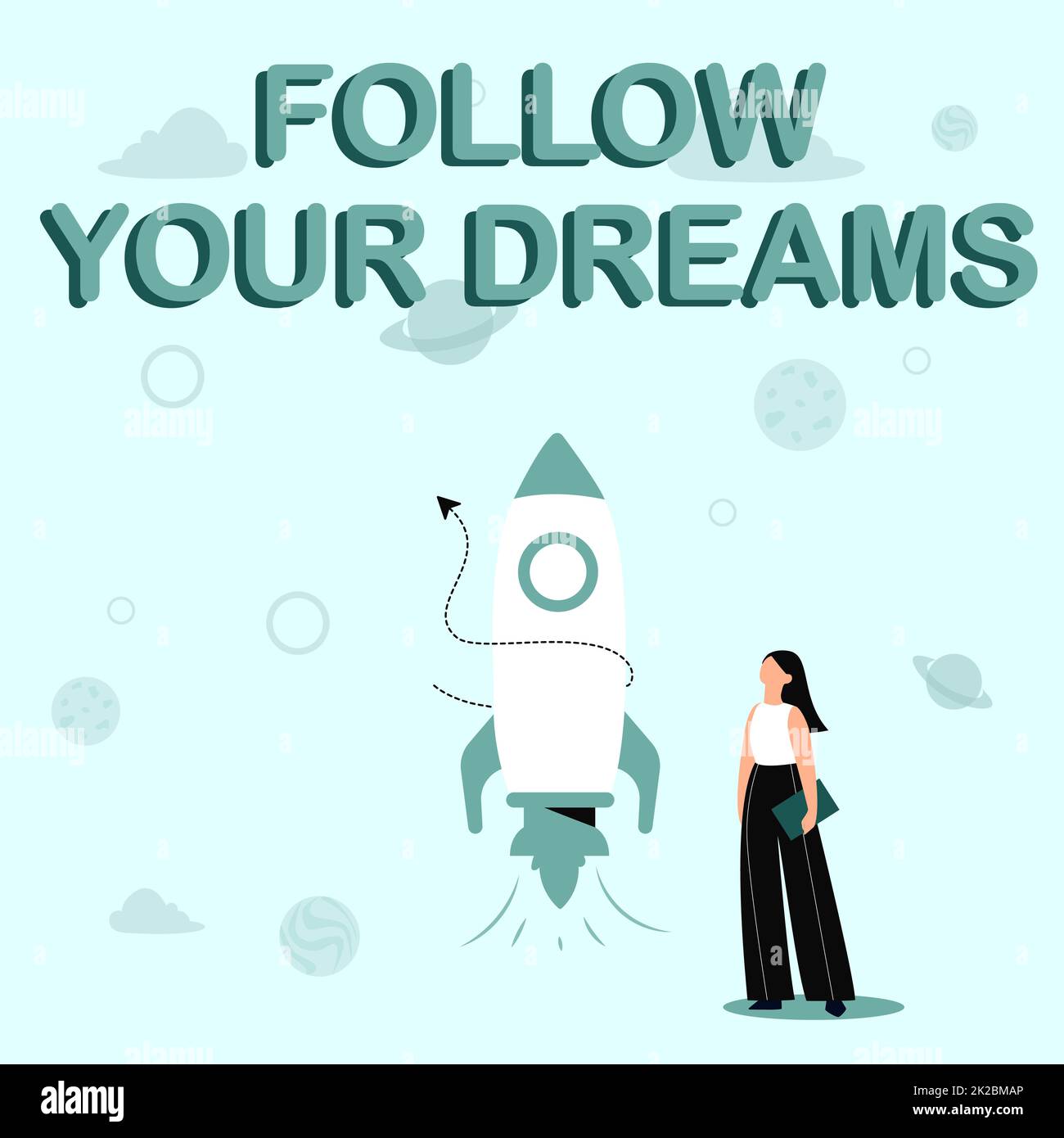 Conceptual caption Follow Your Dreams. Internet Concept drives you on ... Conceptual caption Follow Your Dreams. Internet Concept drives you on ...