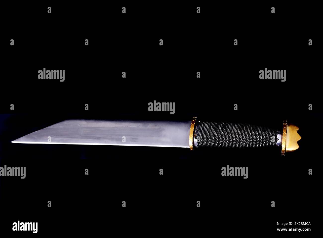 Traditional Seax with wire wound hilt Stock Photo - Alamy