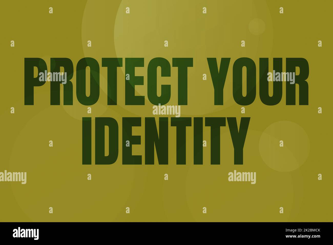 Sign displaying Protect Your Identity. Word Written on enabling privacy ...
