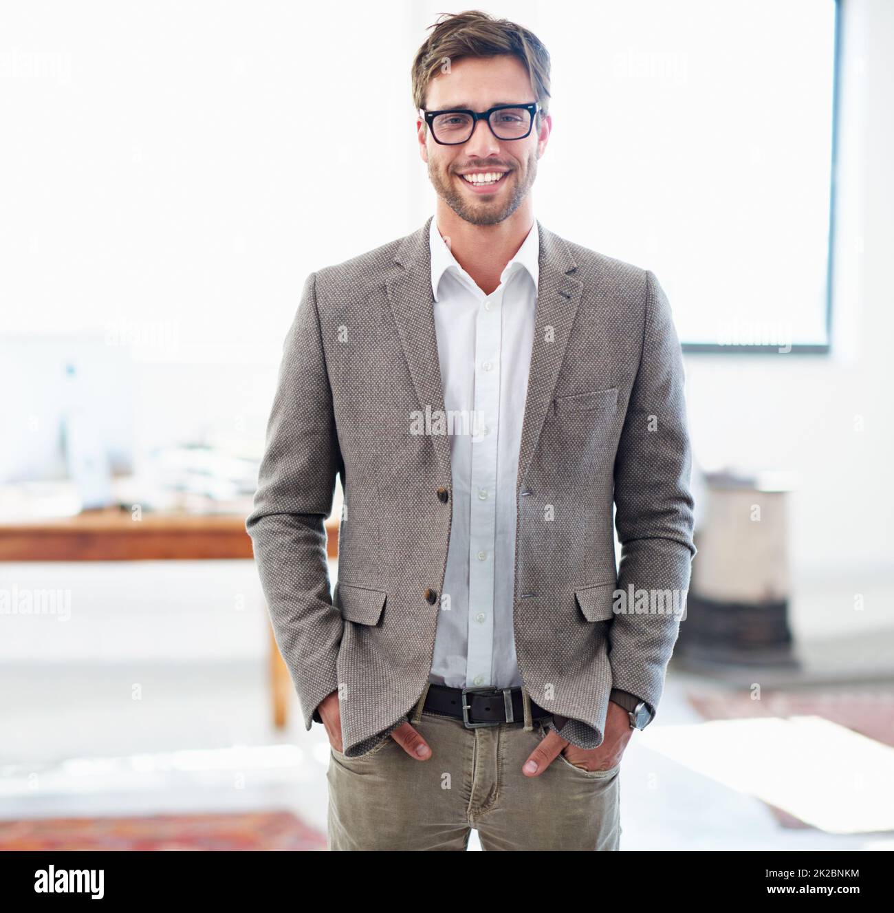 Handsome blazer pose for men hi-res stock photography and images - Alamy