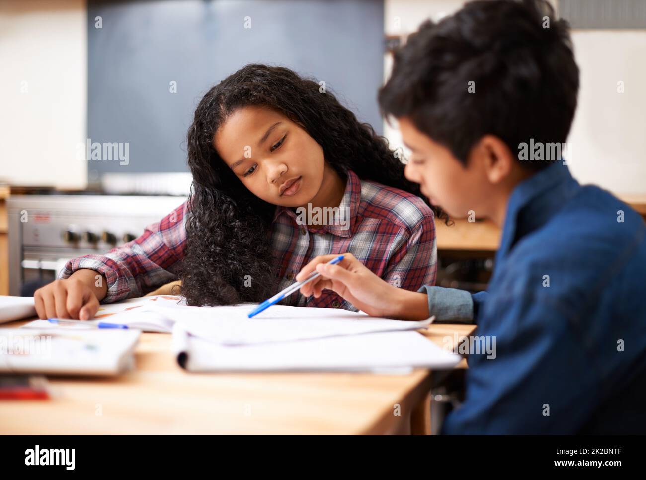 High School Kids Working Together