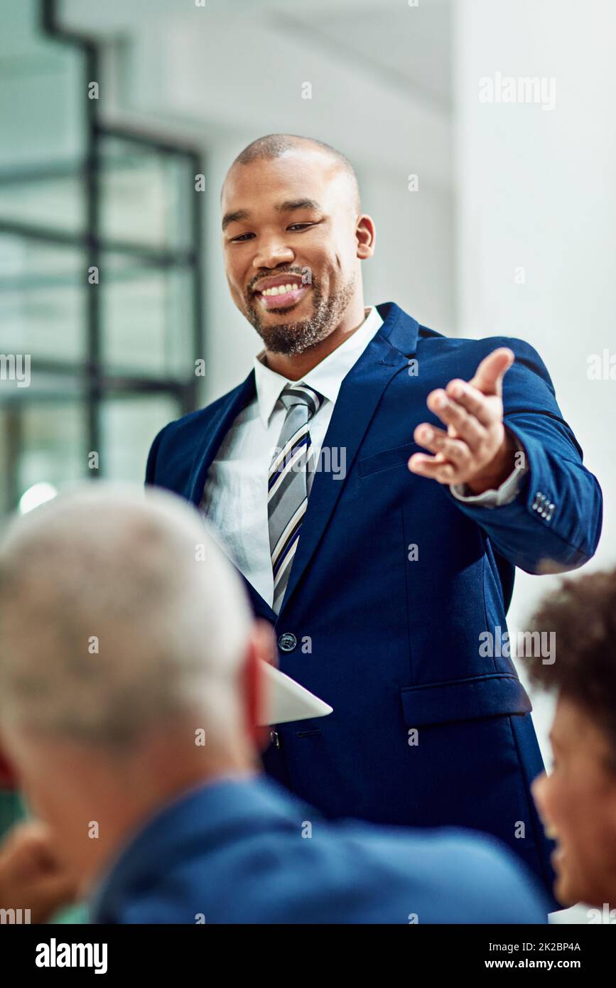 Introducing a speaker hi-res stock photography and images - Alamy