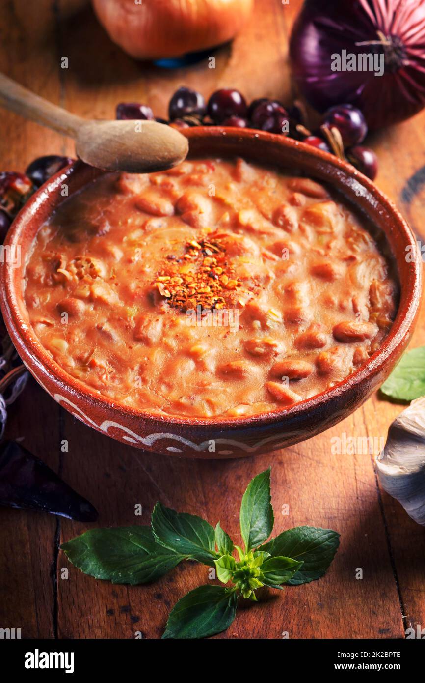 Diet menu mexican beans hi-res stock photography and images - Alamy