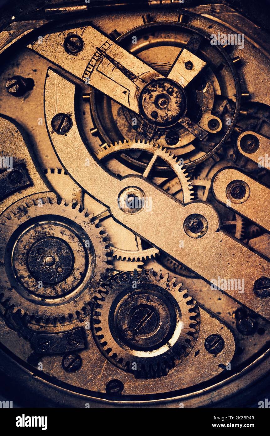 Clock work mechanism hi-res stock photography and images - Alamy