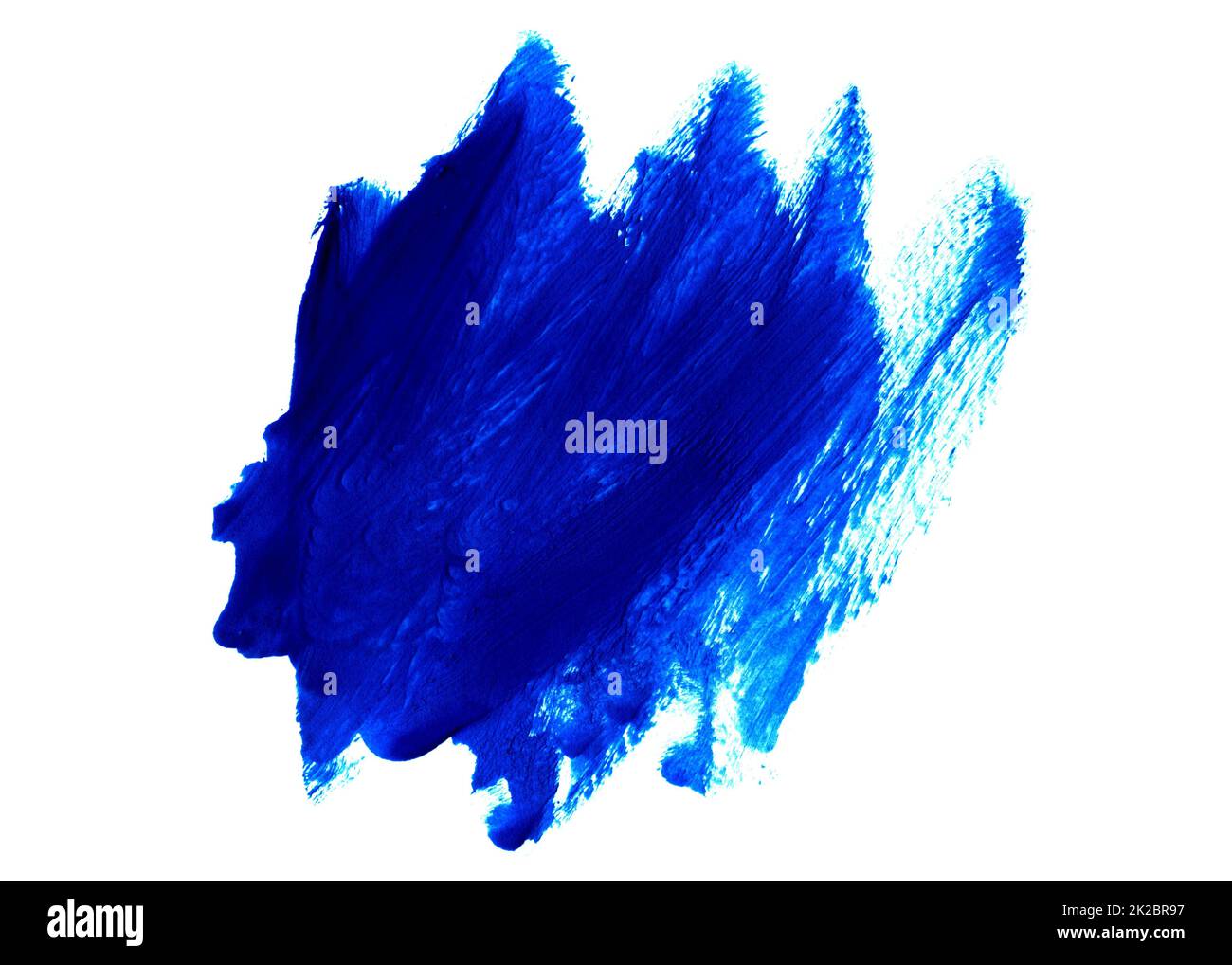 Dark blue dirty brush drawing Stock Photo - Alamy