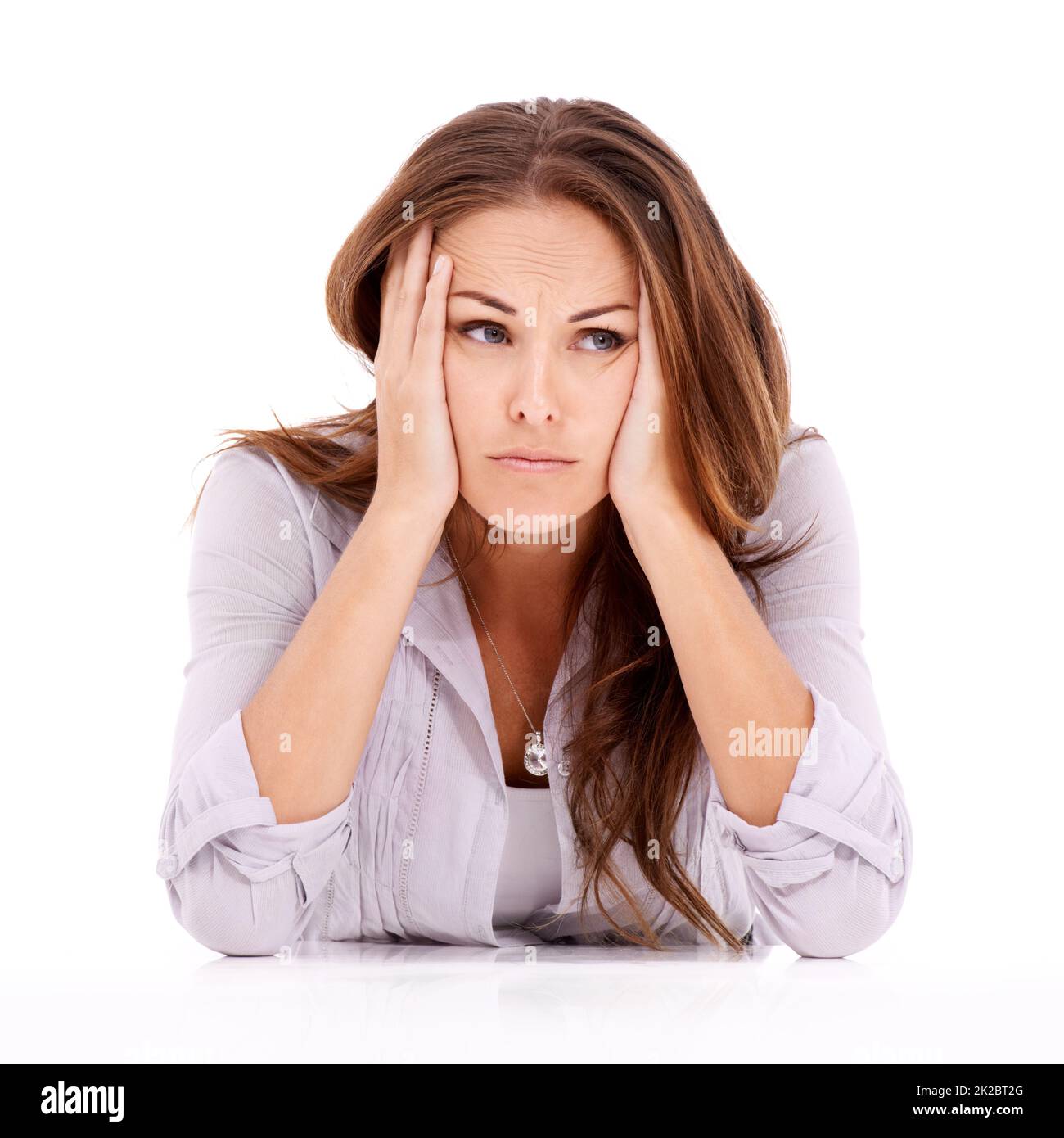 Sad looking women Cut Out Stock Images & Pictures - Alamy